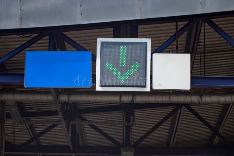 Digital Road Signs. Speed Limit Close Up Stock Image - Image of speed ...