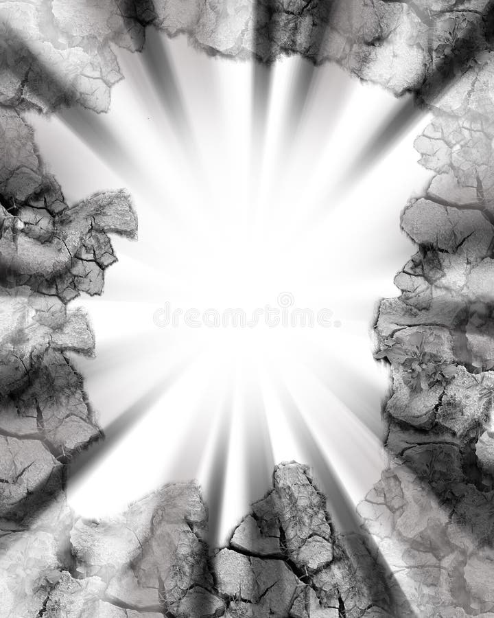 Digital Rocky Frame stock illustration. Illustration of artist - 6804357