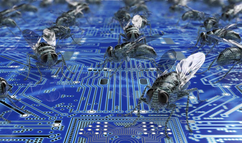 Electronic Insect Stock Illustrations – 878 Electronic Insect Stock ...