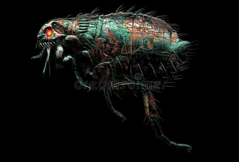 Digital Safety Concept Electronic Computer Bug Isolated Stock ...