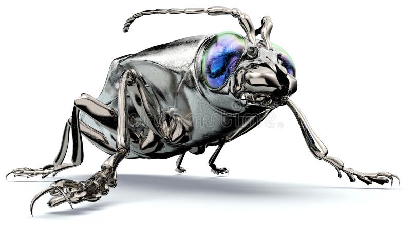 Digital Safety Concept Electronic Computer Bug Isolated Stock ...