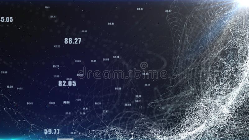Digital Futuristic Data Sampling Running Statistic Code Counting Algorithm System Ui Virtual
