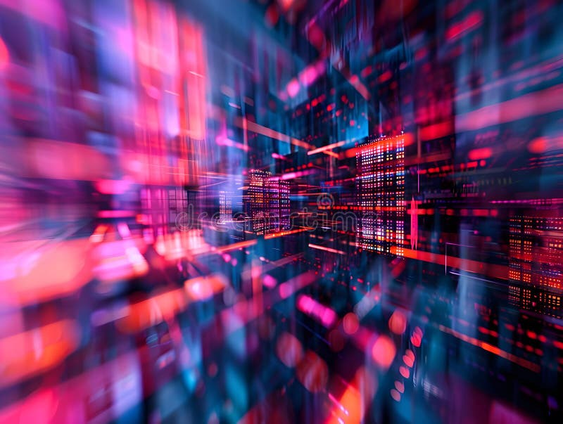 Digital Sanctuary Abstract Background - Safeguarding Tranquility and ...