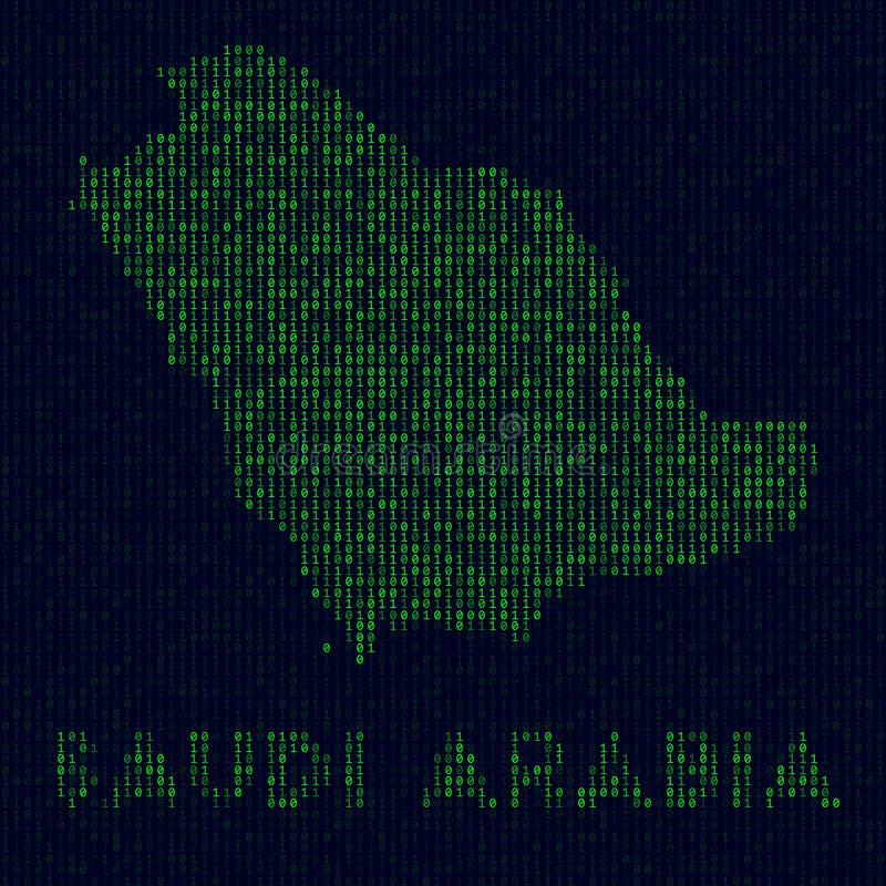 Digital Saudi Arabia logo. stock vector. Illustration of destination ...