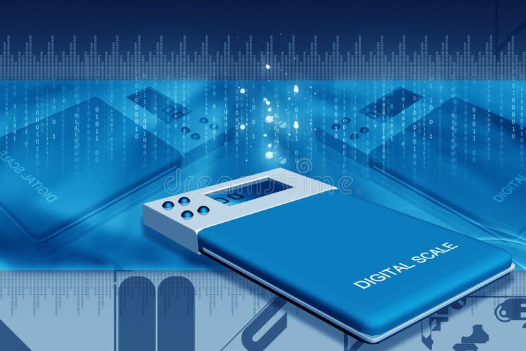 Digital Scale Technology Stock Illustrations – 24,143 Digital Scale ...