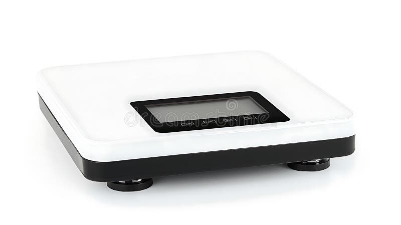 A Digital Scale with a Black and White Display Stock Illustration ...