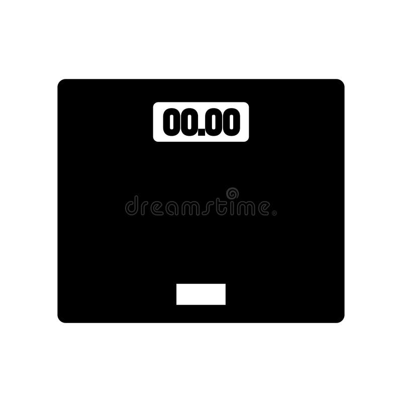 Digital Scale Displaying Zero Weight in a Minimalistic Design for ...