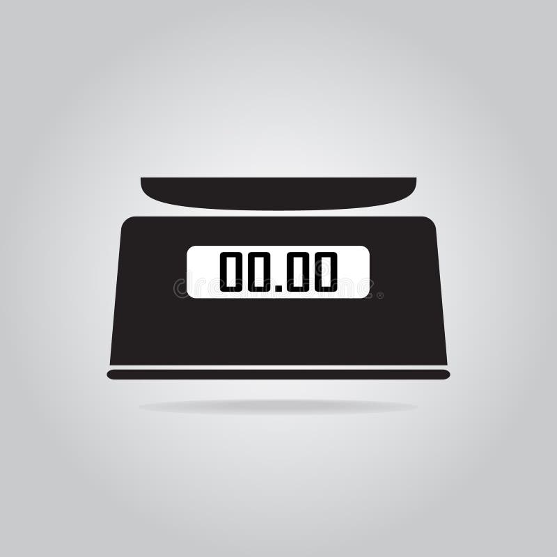 Digital Scale Icon, Symbol Illustration Stock Vector - Illustration of ...