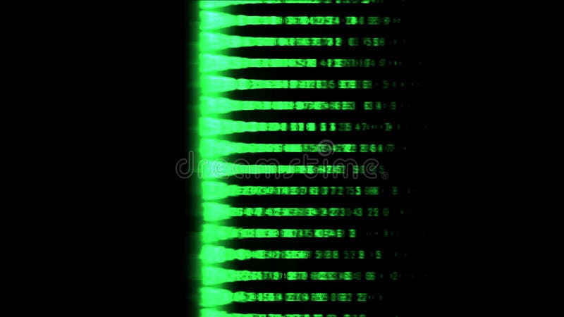 Digital Scan Screen Matrix 4k Stock Video - Video of globe, scanning ...