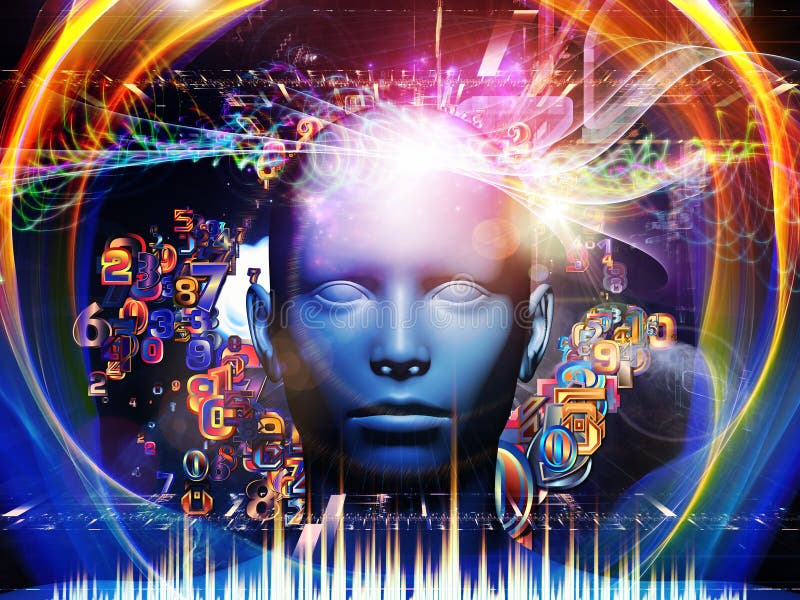 Digital Science Background stock illustration. Illustration of ...