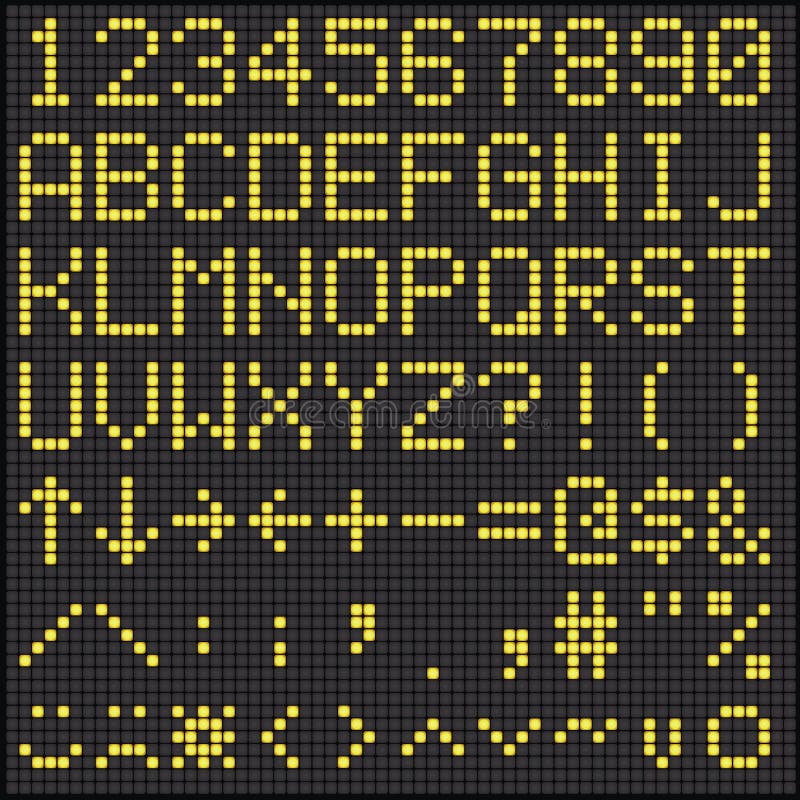 Digital numbers stock illustration. Illustration of numbers - 11548487