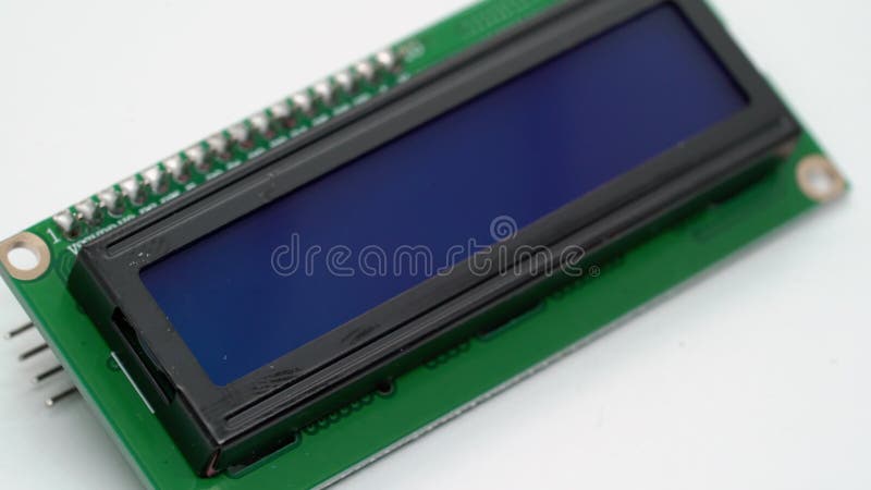 Digital Screen Display Electronic Component. Small Single Board ...