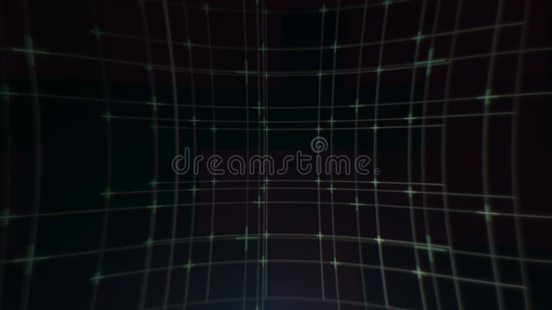 Digital Screen with Grid Pattern and Glitch Effect Stock Video - Video ...