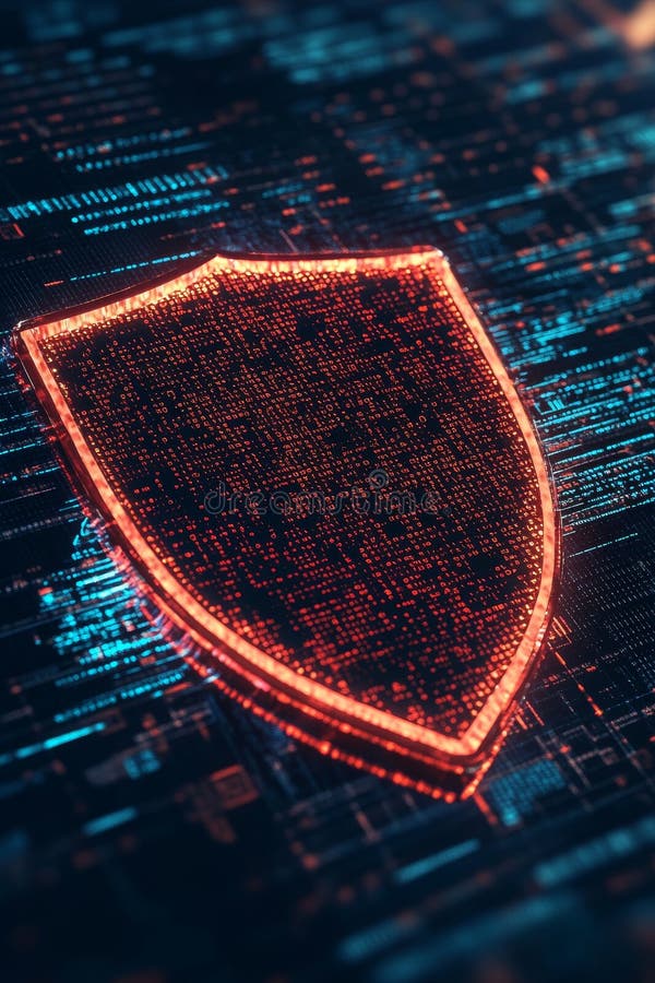 The Digital Screen S Interface Shows a Cybersecurity Hacker Alert with ...