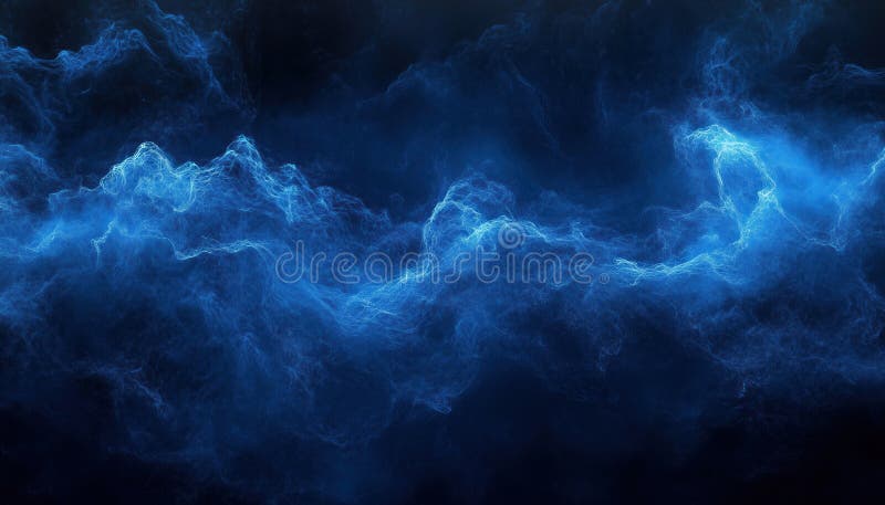 Digital Screen Template in Abstract Dark Blue Blurry Style: a Versatile ...