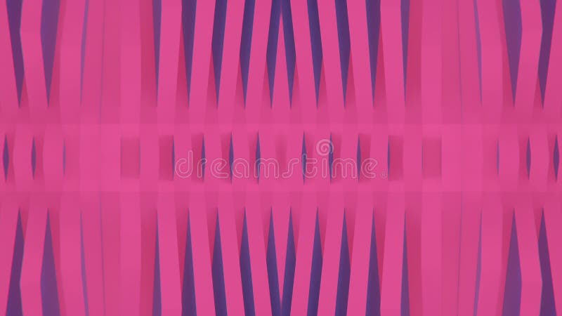 3d Rendering Loop Animation of Pink and Purple X-shaped Geometric ...
