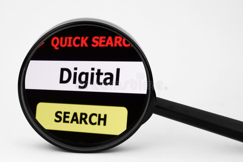DIgital search stock image. Image of search, digital - 173270031