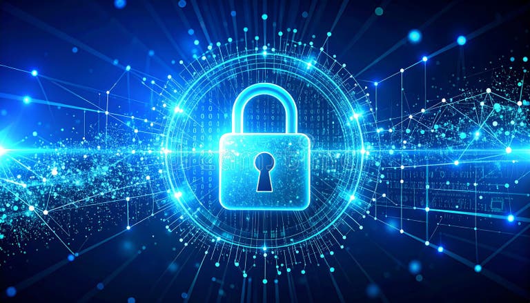 Digital Security Action Cyber Space Visual Content Technology ...