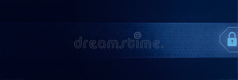 Digital Security Background with Abstract Patterns and a Padlock Symbol ...
