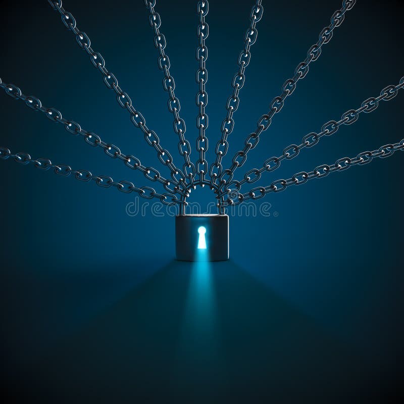 Digital security concept stock illustration. Illustration of connection ... Digital security concept stock illustration. Illustration of connection ...