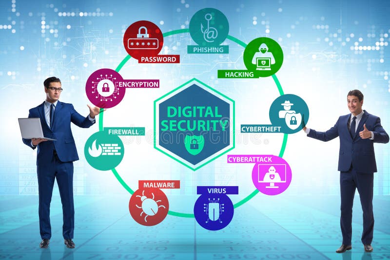 Digital Security Concept with Key Elements Stock Image - Image of ... Digital Security Concept with Key Elements Stock Image - Image of ...