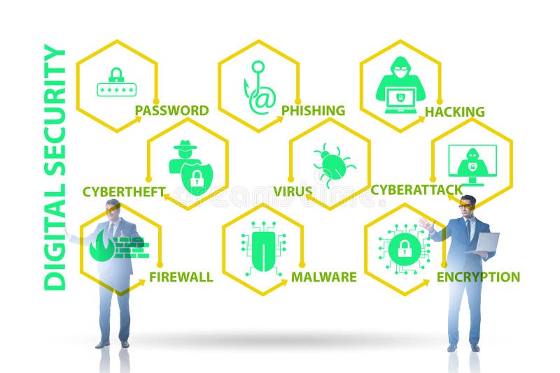Digital Security Concept with Key Elements Stock Image - Image of data ... Digital Security Concept with Key Elements Stock Image - Image of data ...