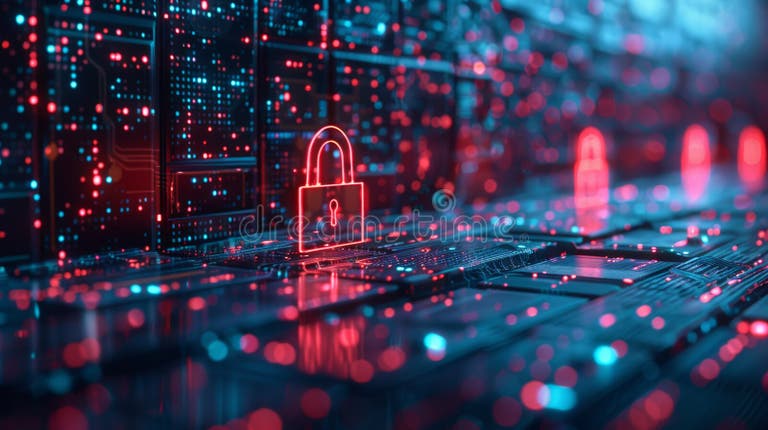 Digital Security Concept: Mitigating Risks with Advanced Technology and ...