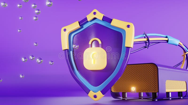 Digital Security Shield Offering Robust Protection for Your Valuable ...
