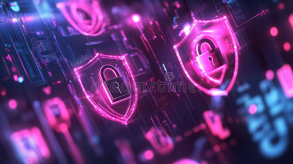 Digital Security Symbols Highlight the Importance of Data Protection in ...