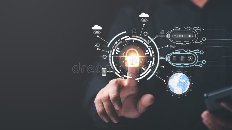 Digital Security Unlock or Encryption Concept,secure Login ...