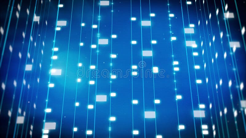 Digital Server Room Data Center Technology Network Connections Virtual ...