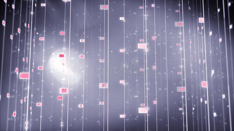 Digital Server Room Data Center Technology Network Connections Virtual ...