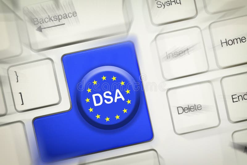 Digital Services Act (DSA) Concept. Stock Photo - Image of platform ...