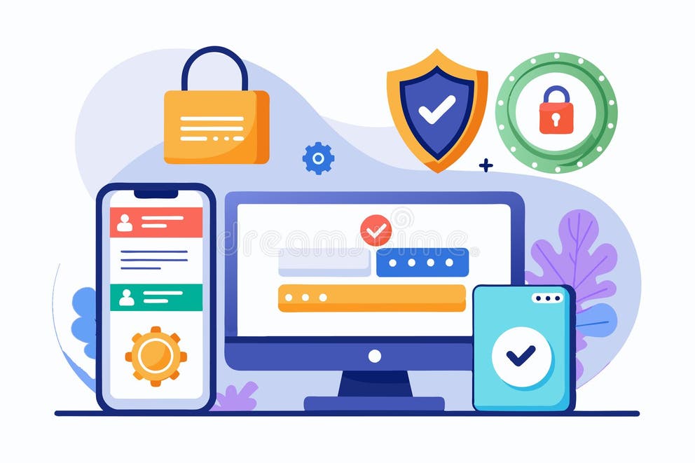A Digital Setup Showcasing Customizable Two-factor Authentication on Computer and Mobile Devices ...