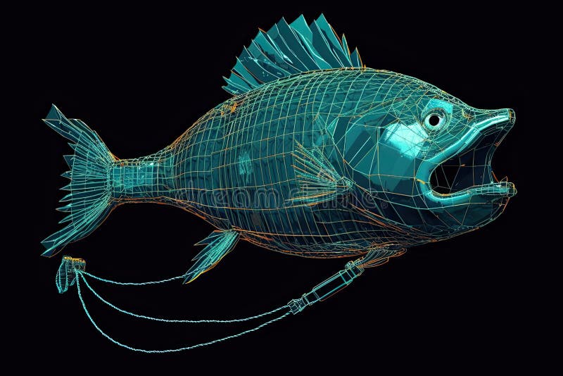 Digital Shade Wire-frame Network Structure Connection with Line and Dot ...