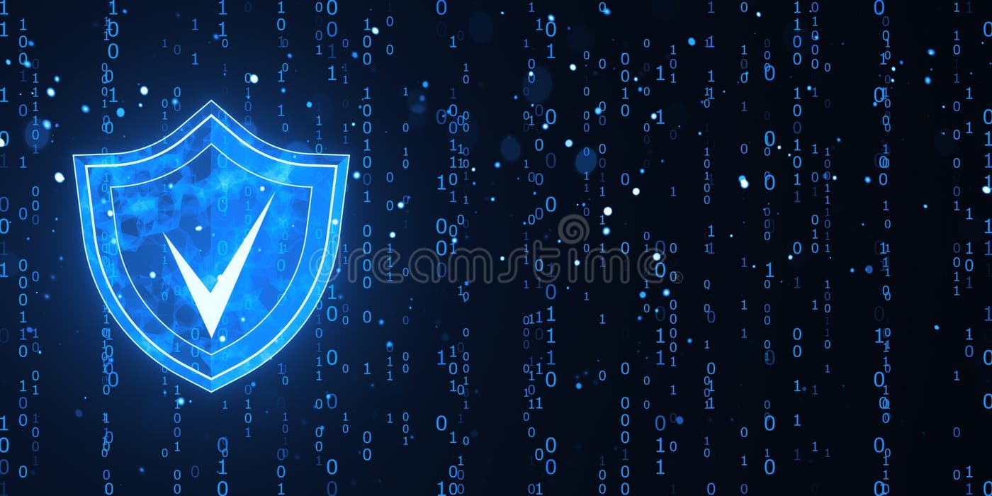 3d Shield Binary Code Stock Illustrations – 771 3d Shield Binary Code ...