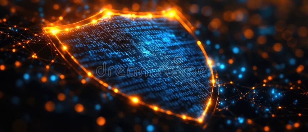 Digital Shield: Cyber Security and Data Protection Concept Stock ...