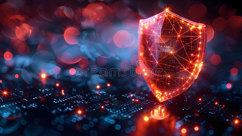 Digital Shield: Protecting Cyber Data with Web Guards. Concept ...