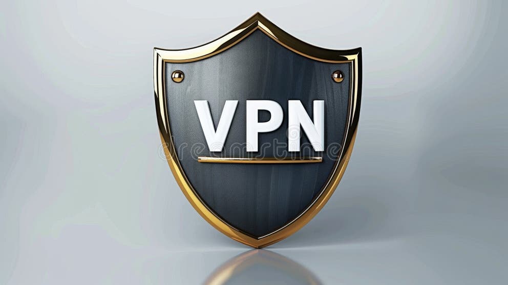 Digital Shield Representing Online Privacy and Security through VPN ...