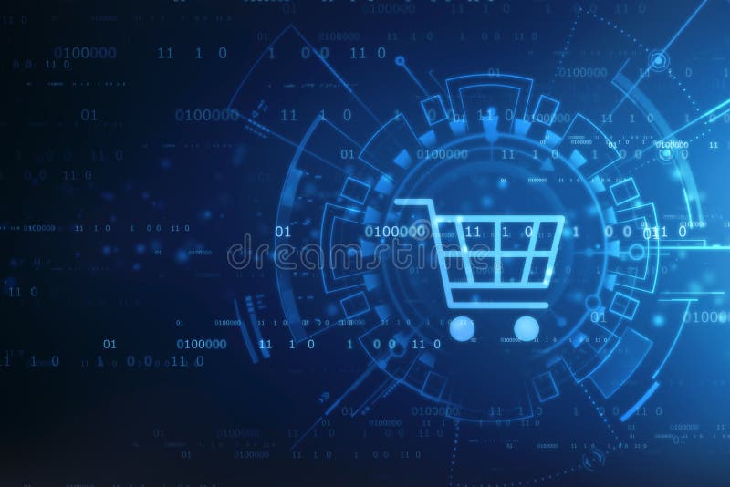 Digital Shopping, E-commerce. Internet Shopping. Online Purchase ...