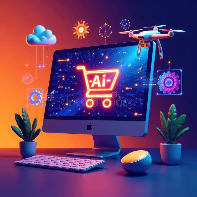 Digital Shopping Experience with Artificial Intelligence Interface and ...