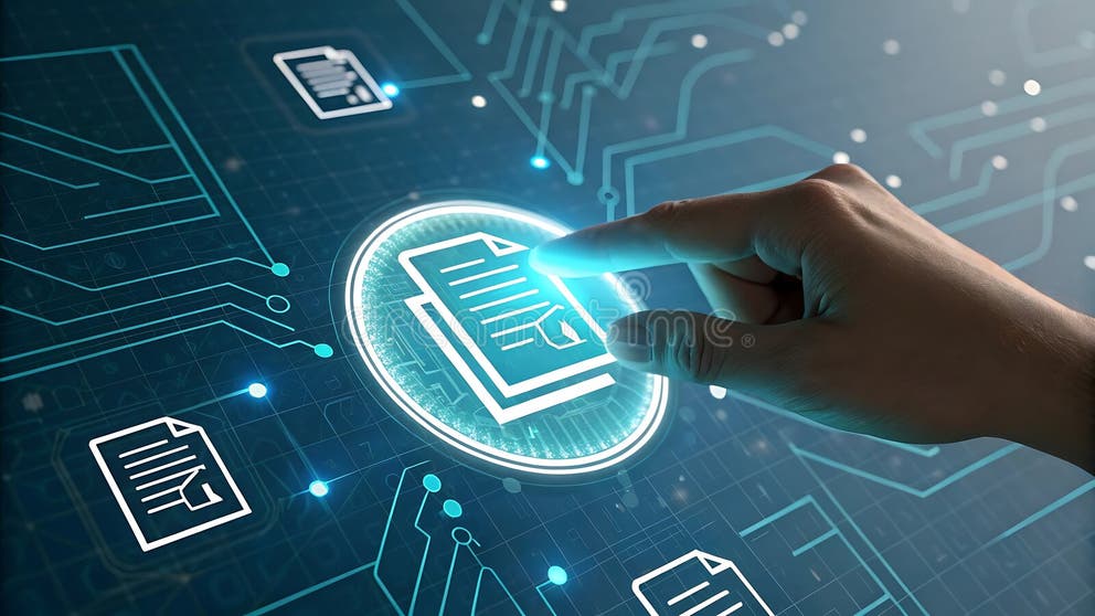 Document Digital Selection Stock Illustrations – 1,172 Document Digital ...