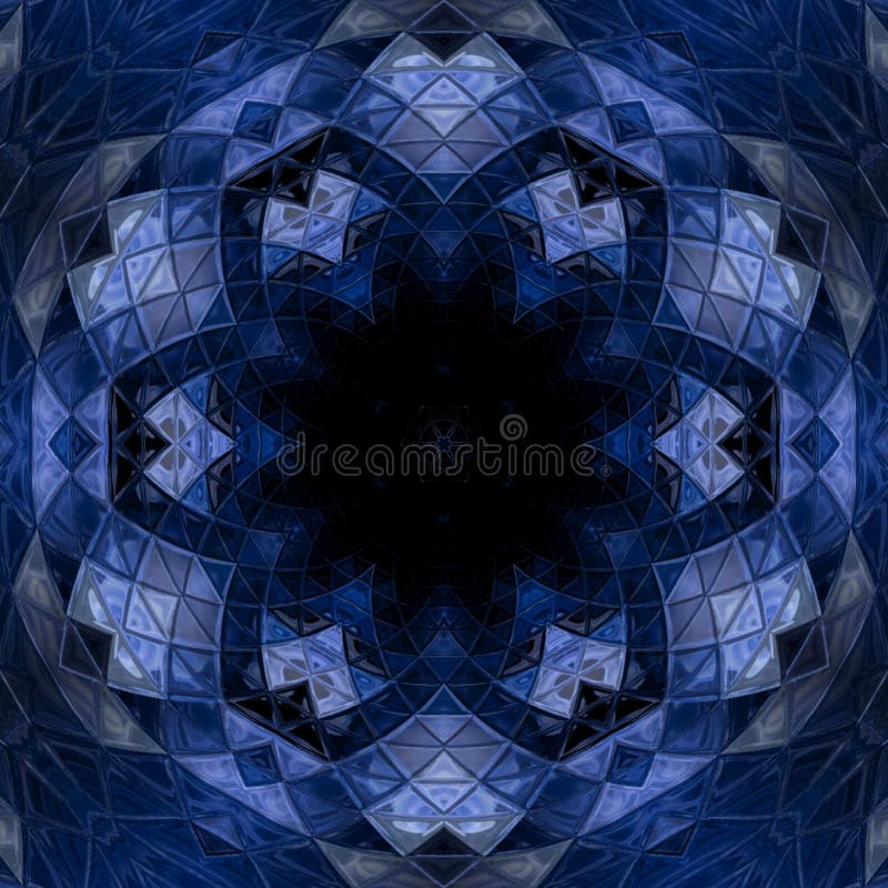 Digital Sifi Blue Smoke Abstract Background Stock Illustration ...