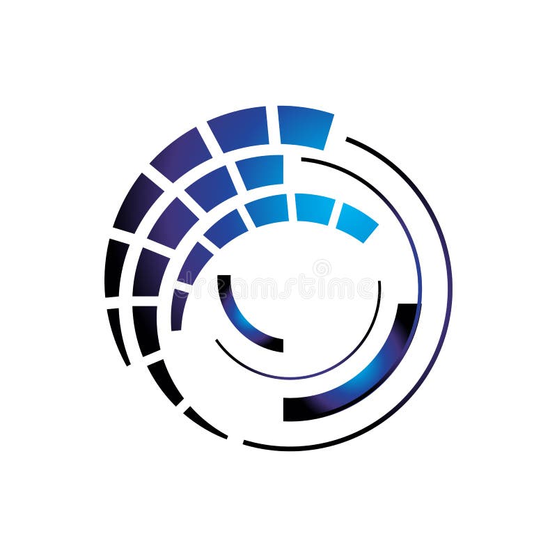 Digital Signage Technology Logo Icon Tech Vector Element Illustration ...