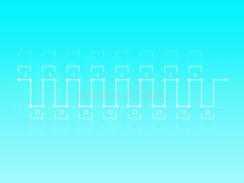 Digital signal eye graphic stock illustration. Illustration of ...