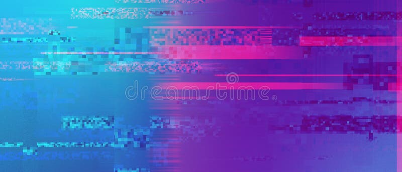Digital Signal Damage Visualization Stock Image - Image of lines ...