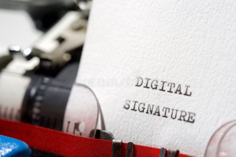 Digital signature text stock image. Image of sentence - 272579049