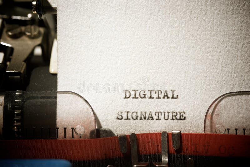 Digital signature text stock photo. Image of paper, text - 272579052