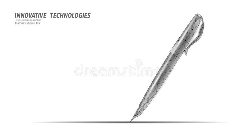Digital Signature Writing Concept. Sign on Tablet Touch Screen Terminal ...