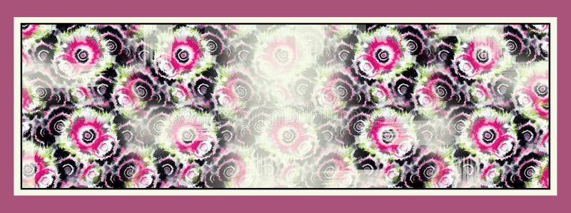 Digital silk scarf stock illustration. Illustration of digital - 315803631